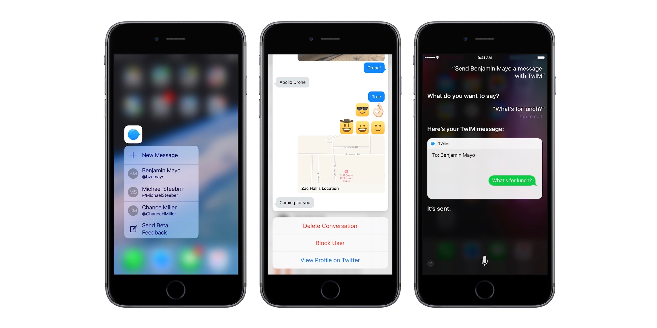 TwIM is a new standalone Twitter DM app for iPhone with Siri ...