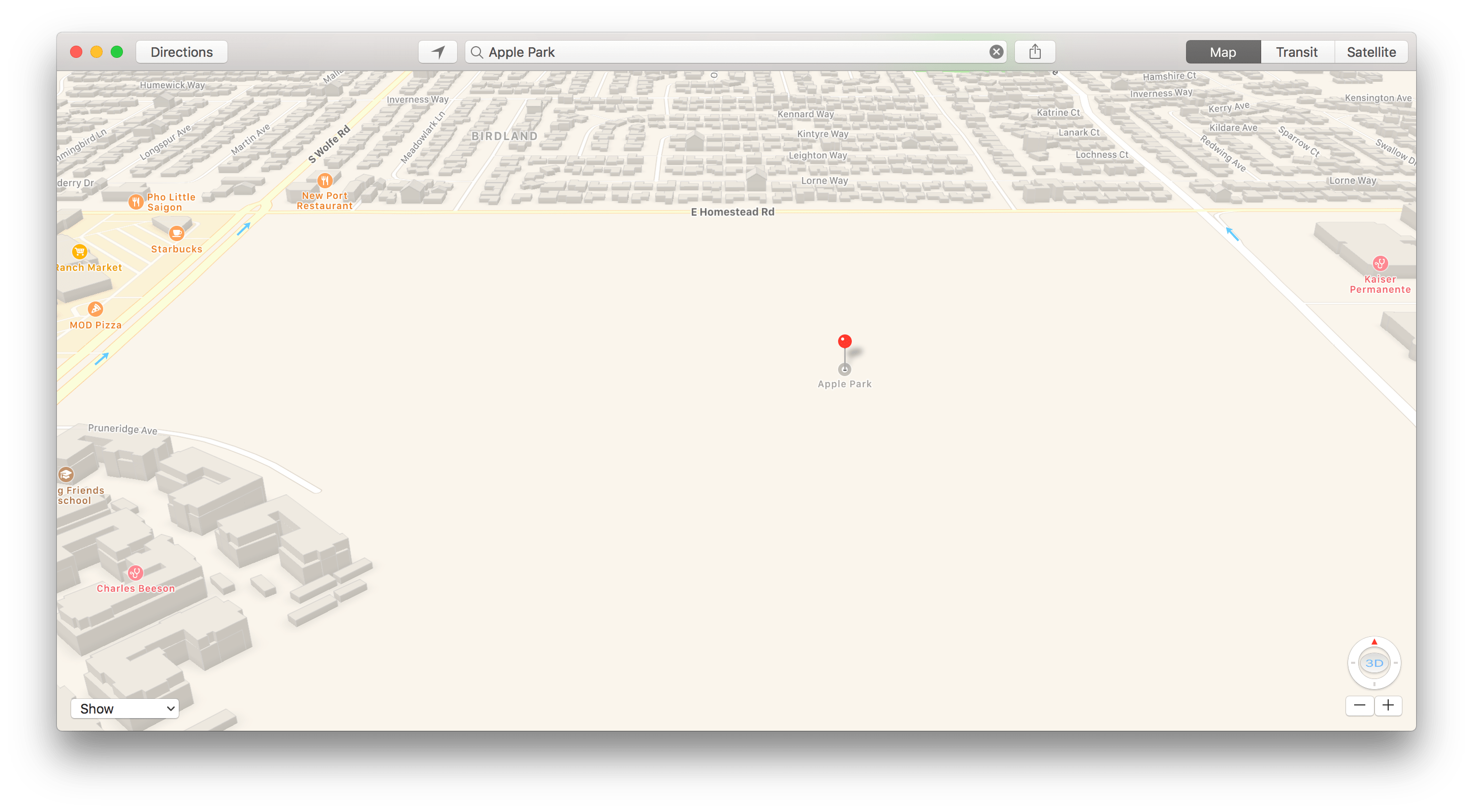 Apple Maps updated with proper Apple Park details and satellite imagery ...