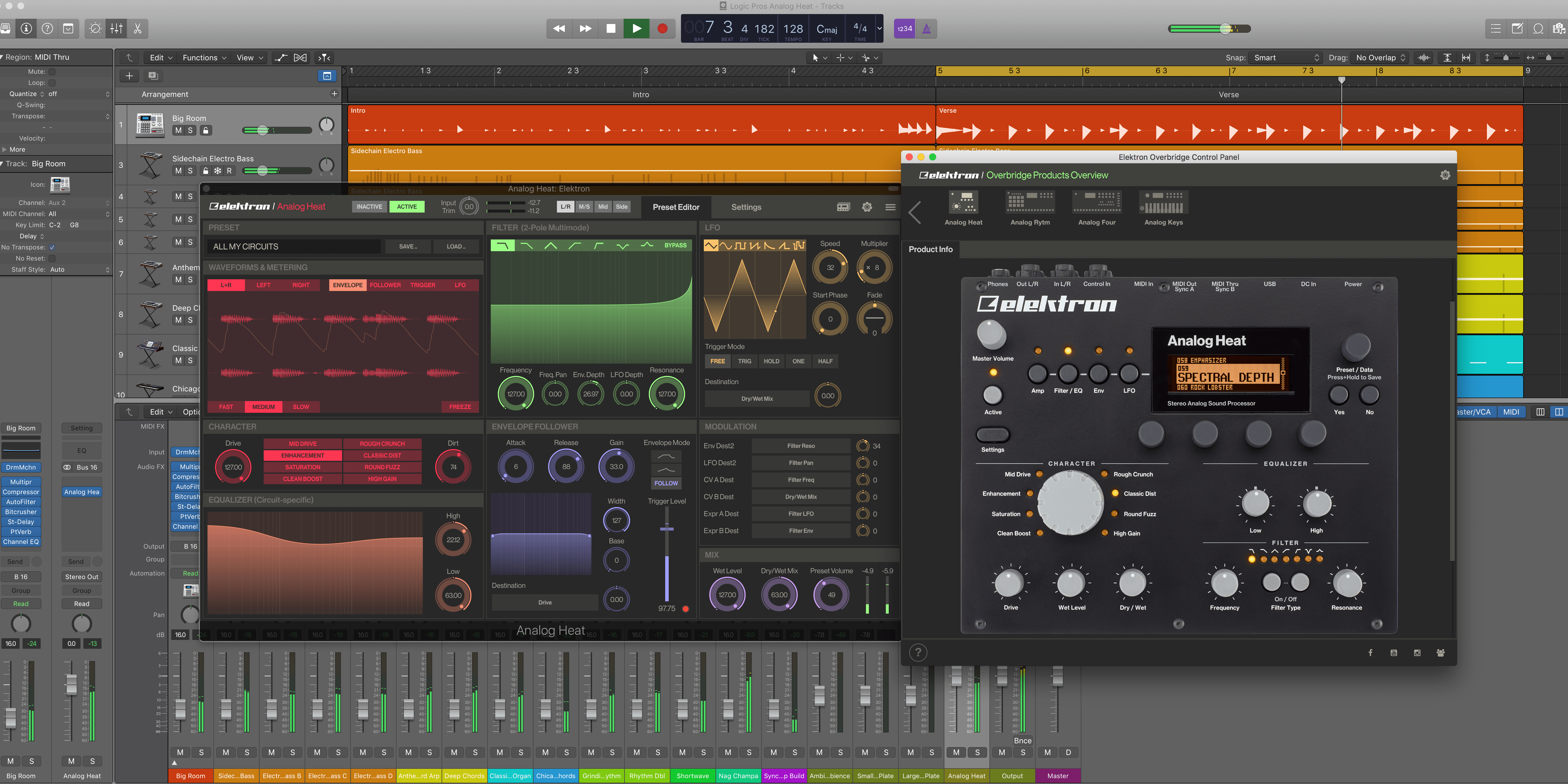 Logic Pros Review: Elektron's hardware Analog Heat effects unit works ...
