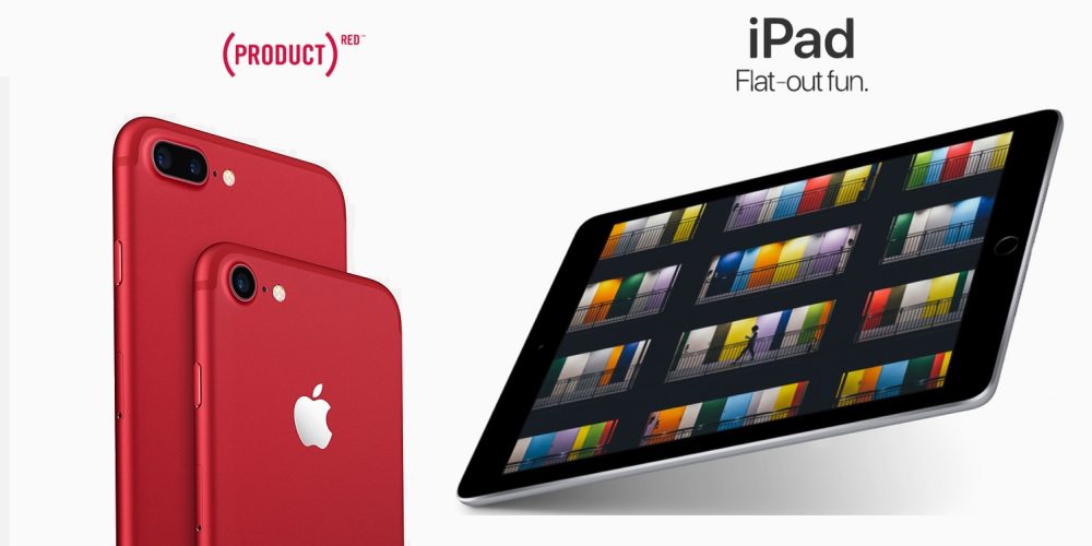 PRODUCT(RED) iPhone 7 and new 9.7-inch iPad now available to order from ...