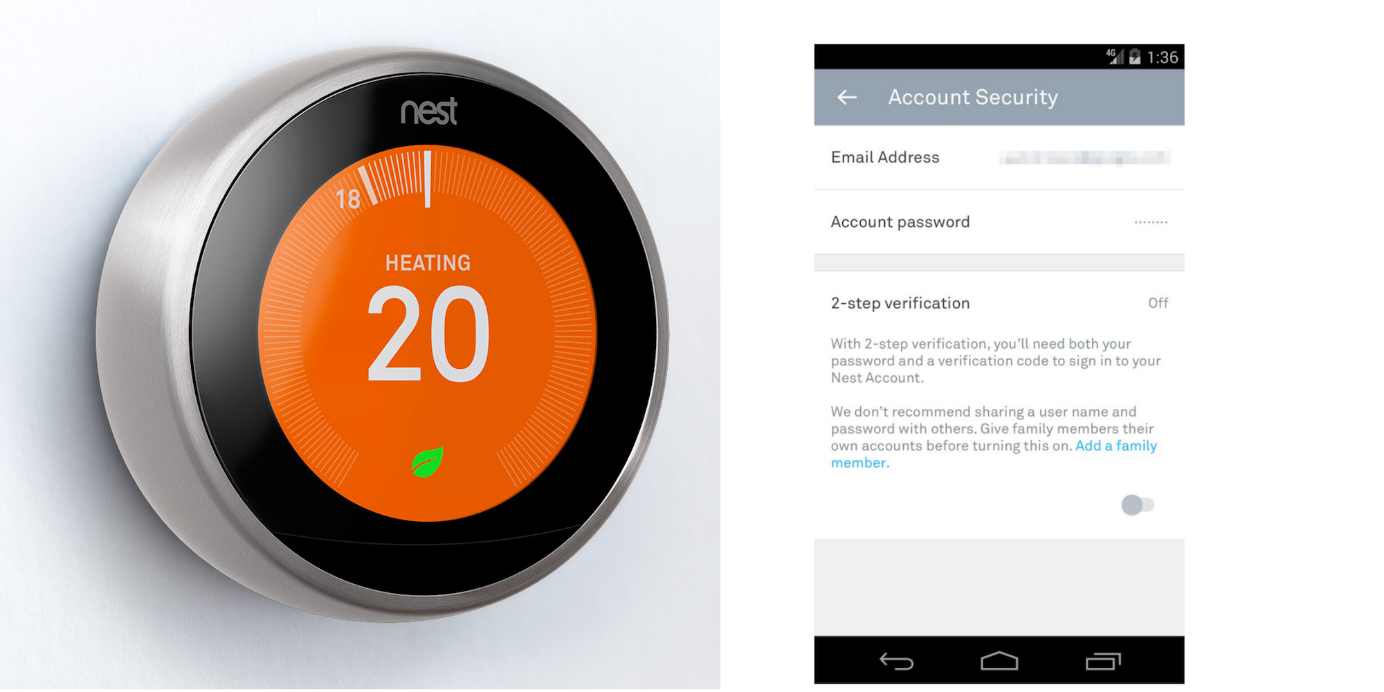 Nest users can now enable two-step authentication for improved security ...