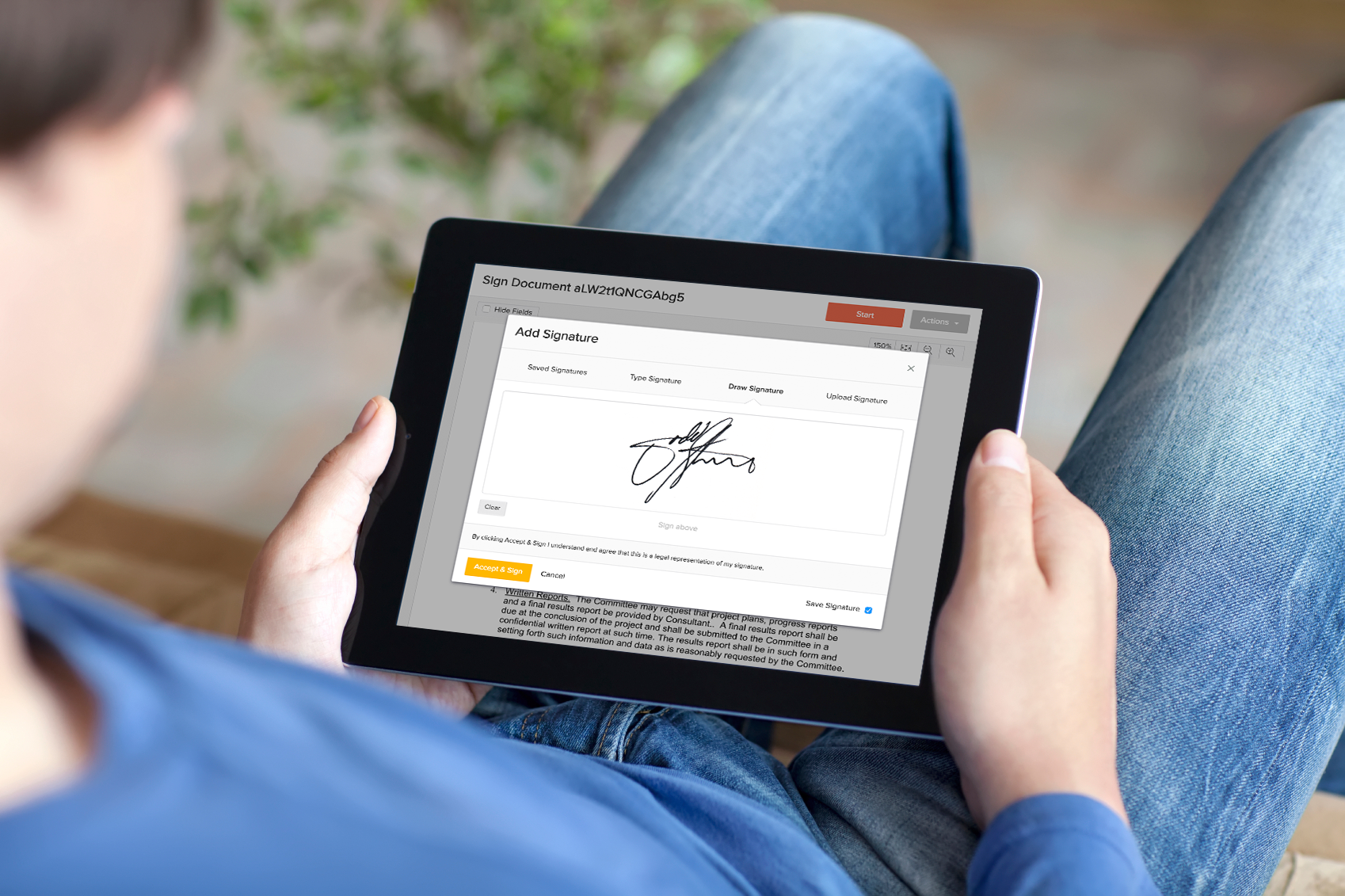 Eversign makes legally binding digital signatures online and in-person ...