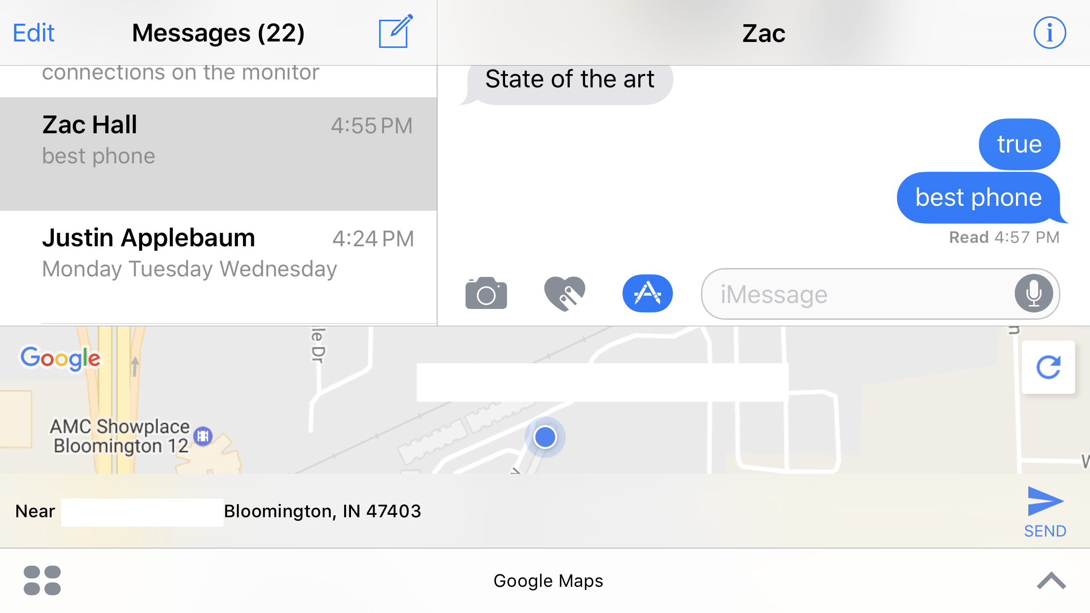 Google Maps for iOS adds iMessage app for location sharing, new ...