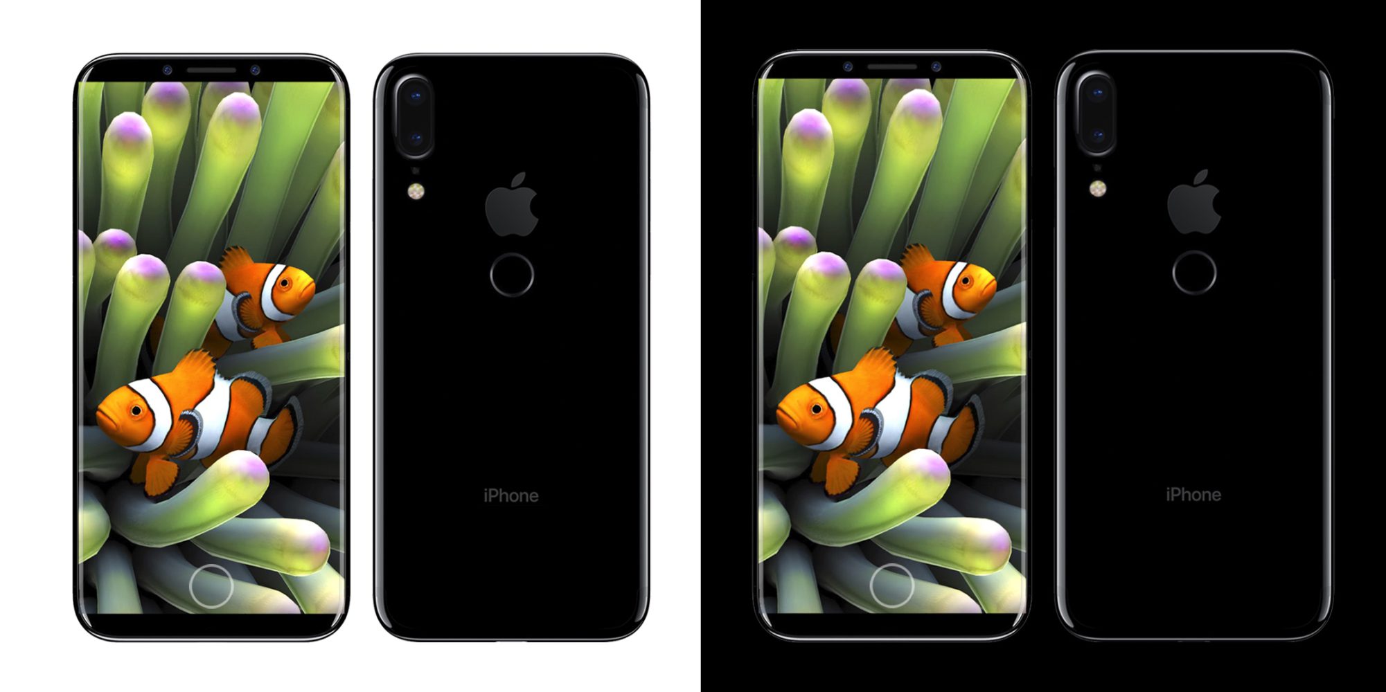 Purported iPhone 8 schematics show 'bezel-less' front, rear Touch ID ...