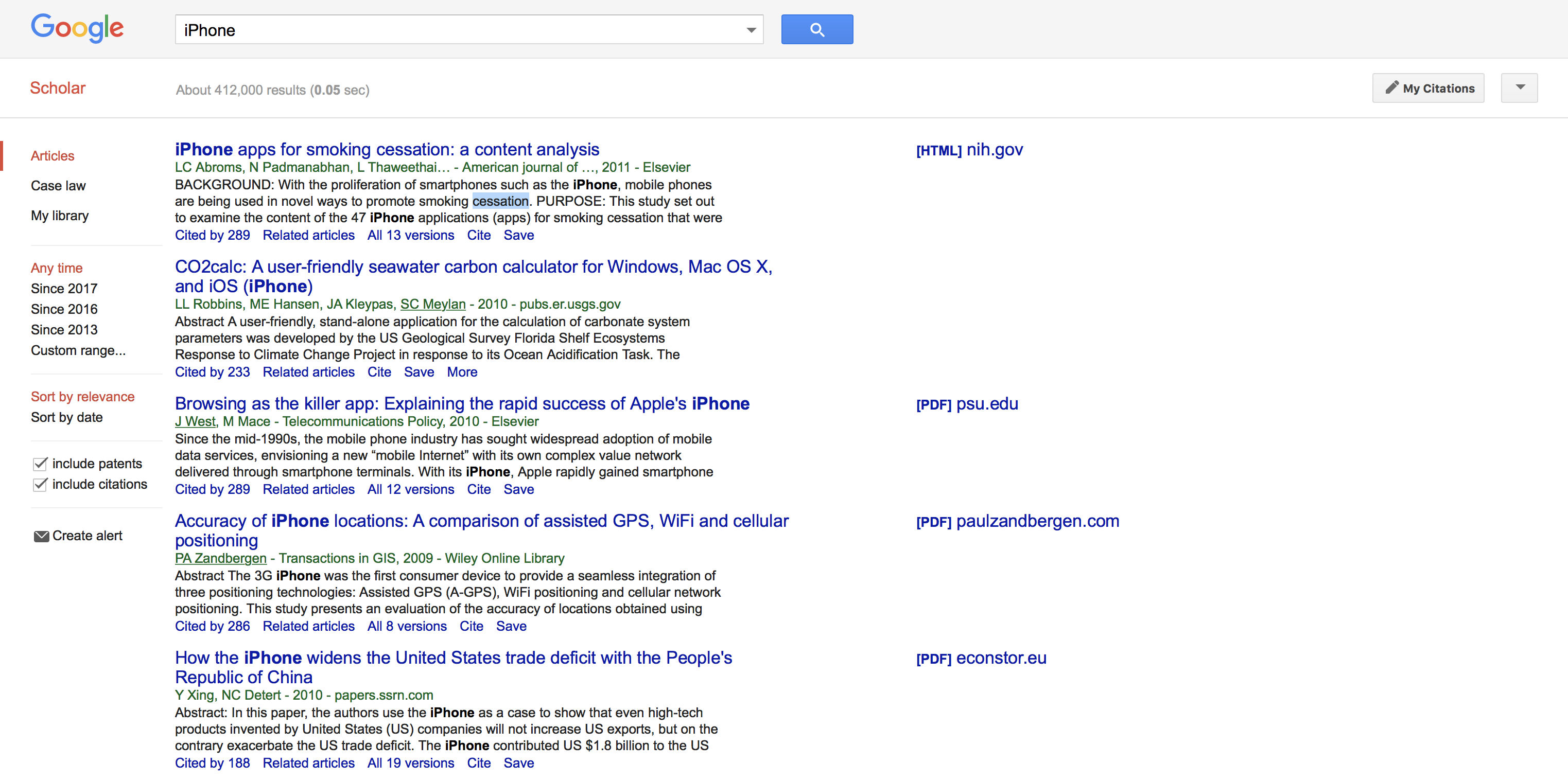 EduTech: Using Google Scholar to make academic researching familiar ...