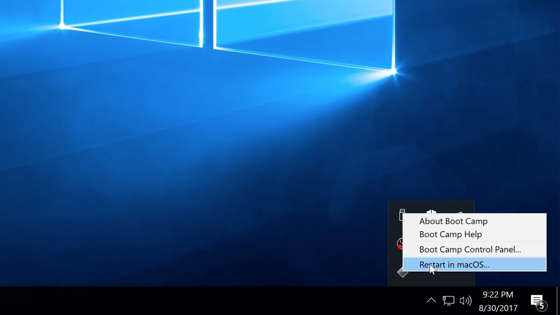 How to install Windows 10 on your Mac using a "Boot Camp" external ...
