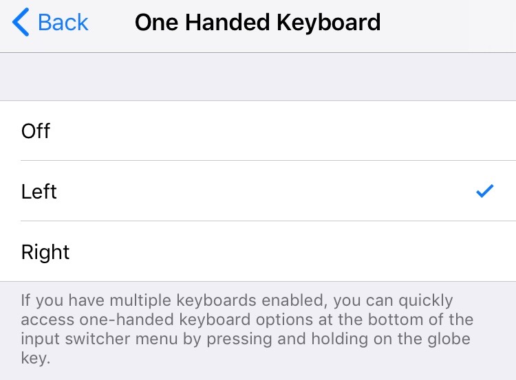 iOS 11: How to use the one handed keyboard - 9to5Mac