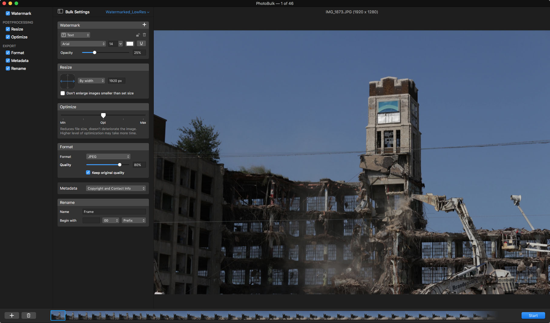 PhotoBulk 2 is an efficient tool for batch editing and watermarking ...