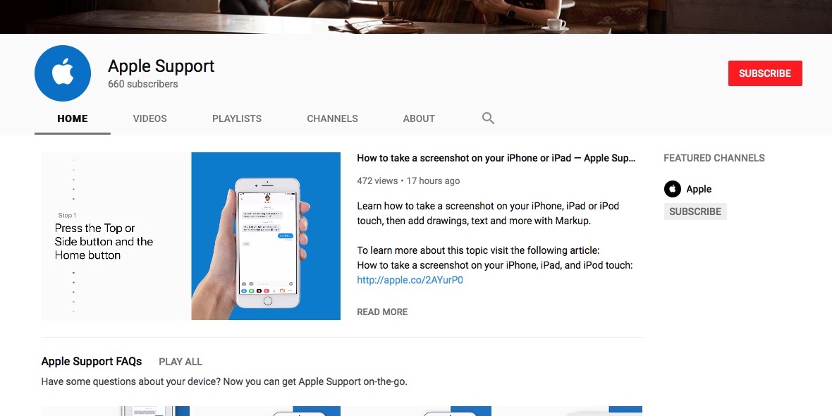 Apple Support launches YouTube channel featuring how-to tutorial videos ...