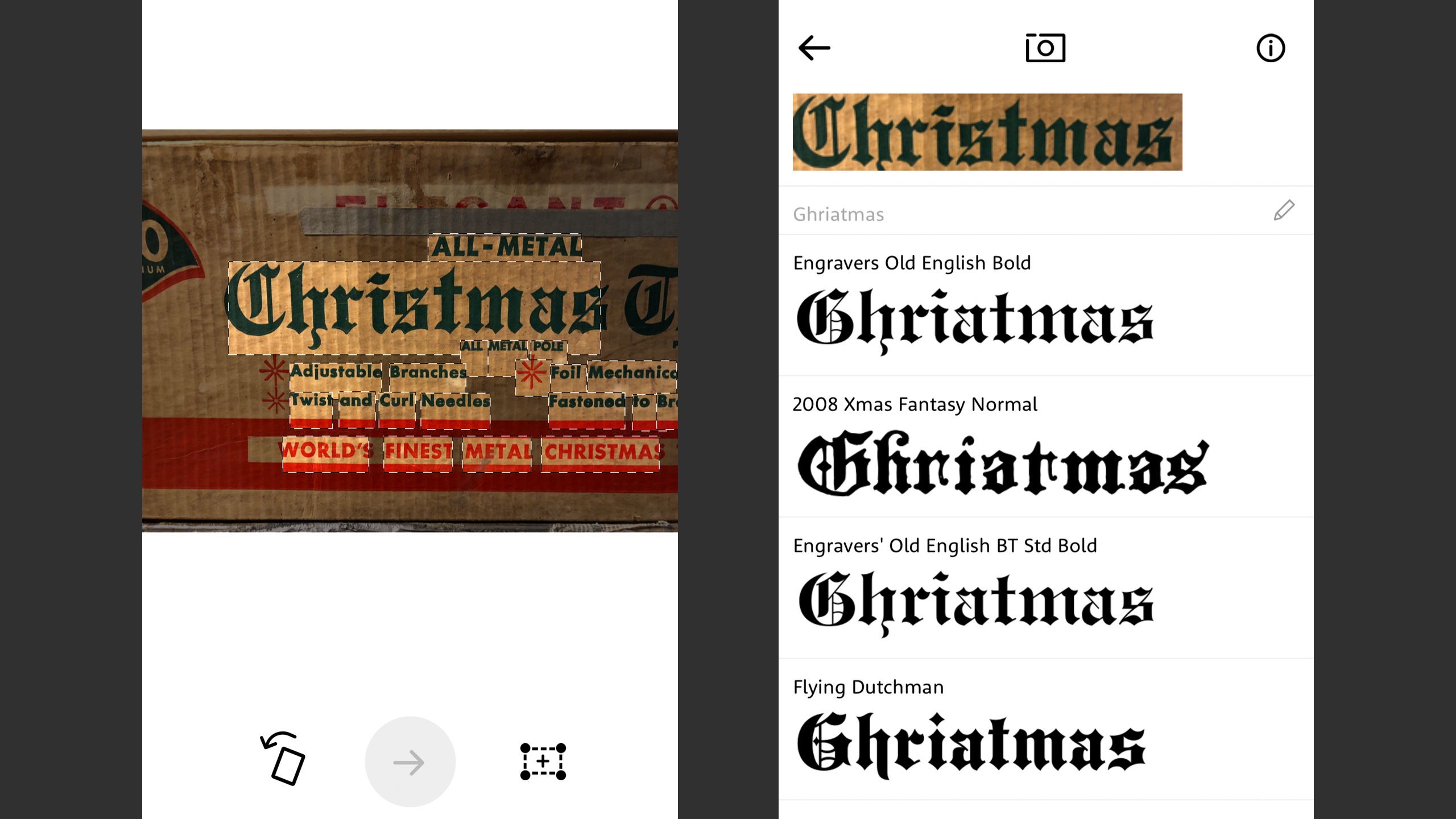 Comparison: The best apps for identifying fonts with your iPhone - 9to5Mac