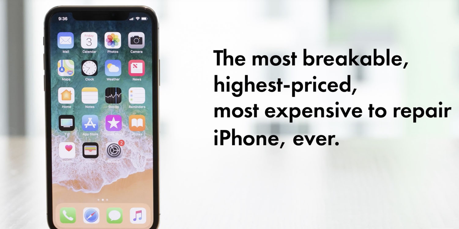 iPhone X 'the most breakable iPhone ever' in SquareTrade drop tests ...