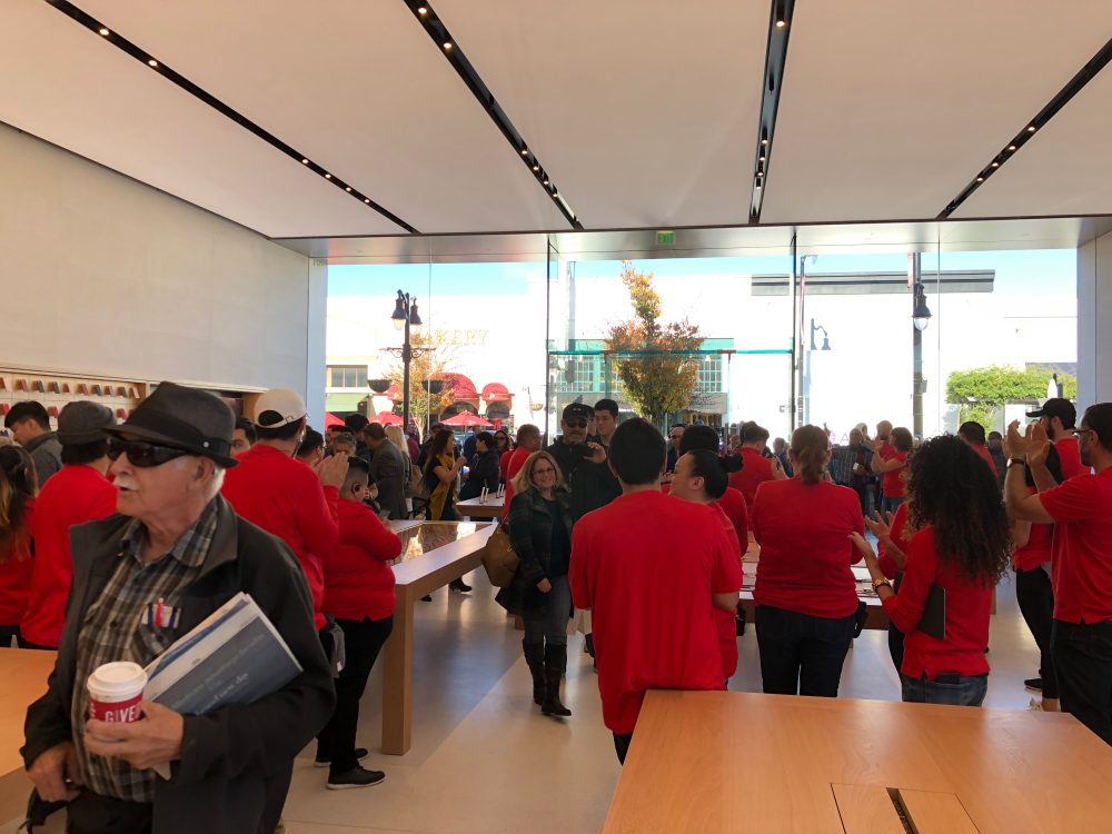 Apple's retail store in Burlingame, CA reopens after significant ...