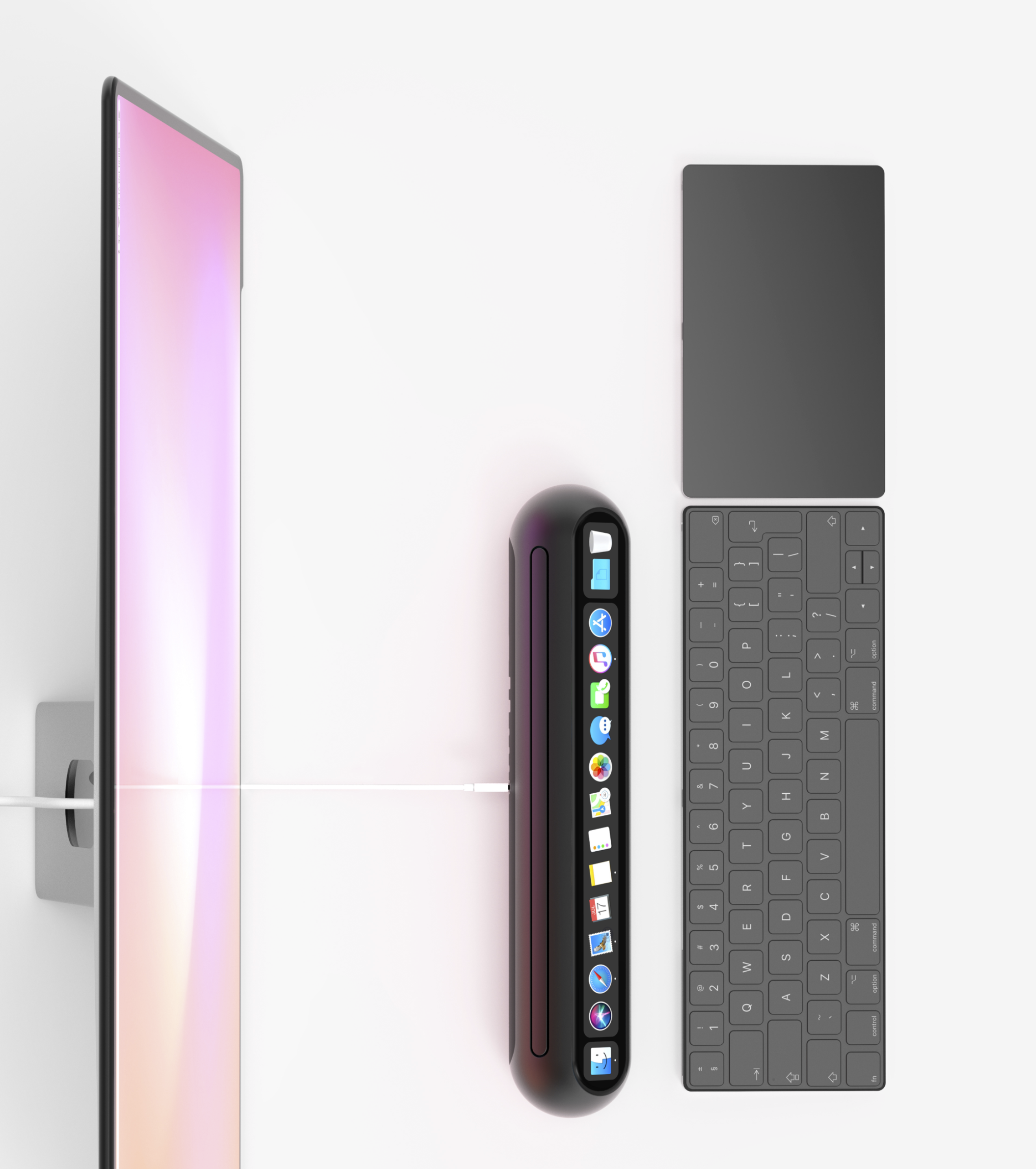 Mac concept imagines a refreshed mini form factor w/ built-in Touch Bar ...