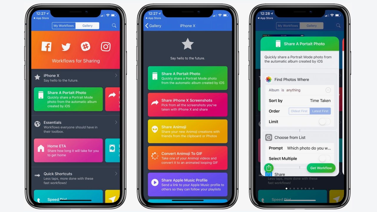 Apple's Workflow app updated with iPhone X and iOS 11 features, more ...