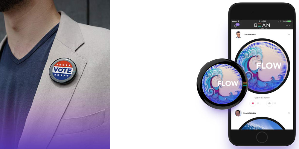 App-controlled wearable button offers OLED display and panic feature ...