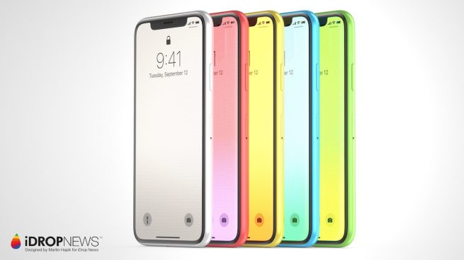iPhone Xc concept imagines iPhone X features in an affordable, colorful ...