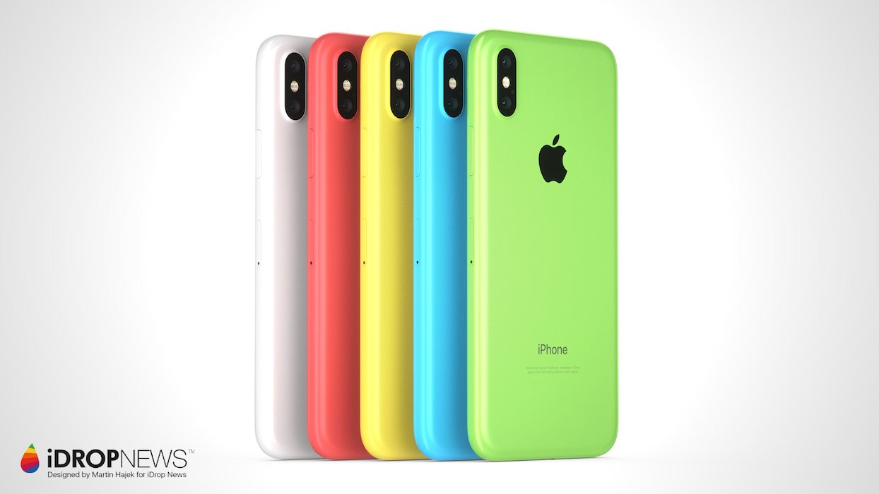 iPhone Xc concept imagines iPhone X features in an affordable, colorful ...