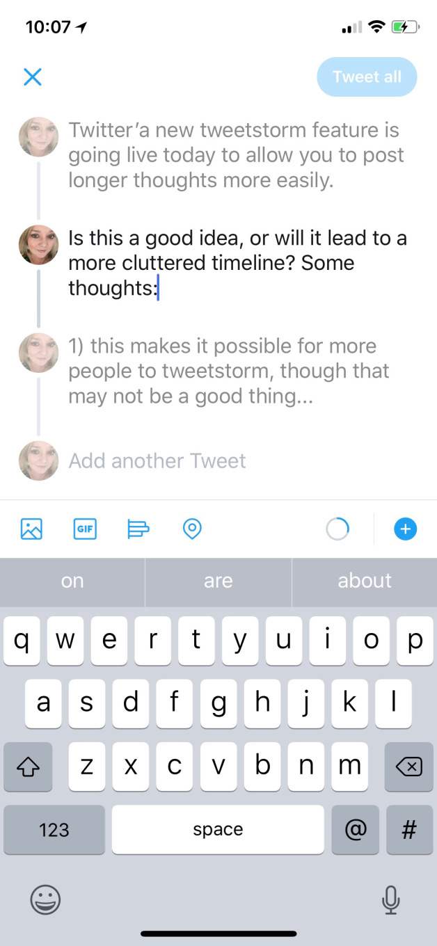 Twitter announces official support for tweetstorms with new 'Threads ...