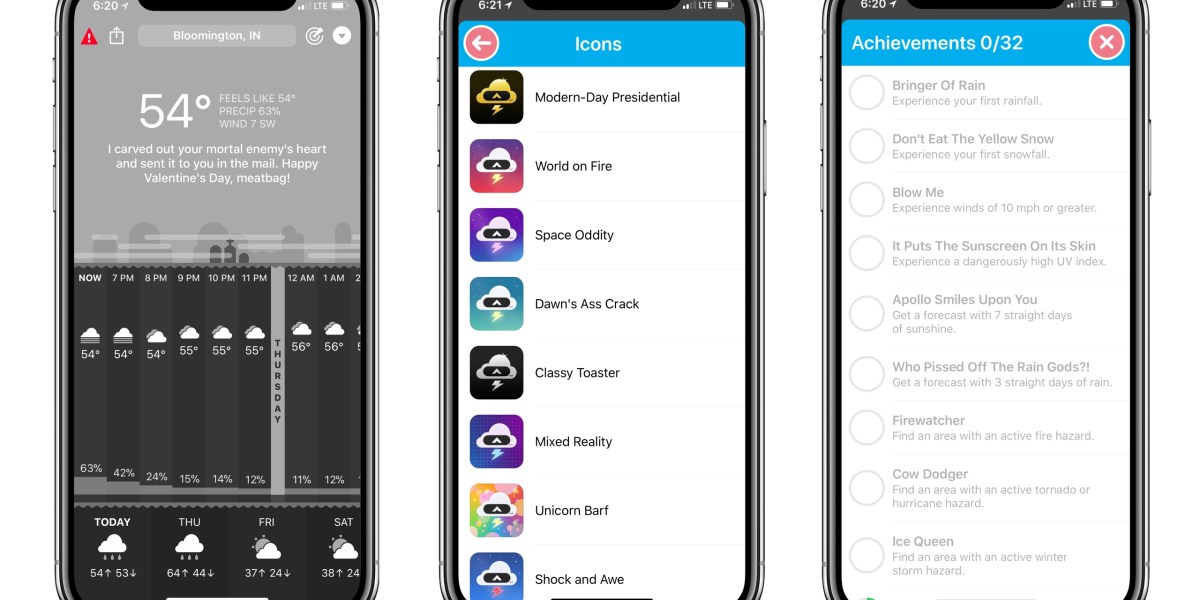 Carrot Weather adds new achievements feature, customizable app icon ...