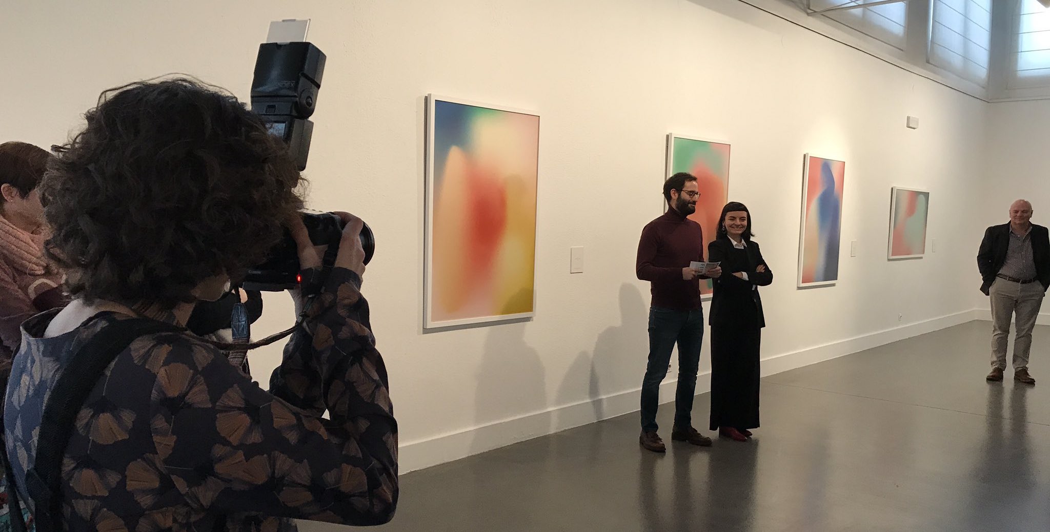 The art that inspired Apple’s iPhone X wallpaper is now on display for ...
