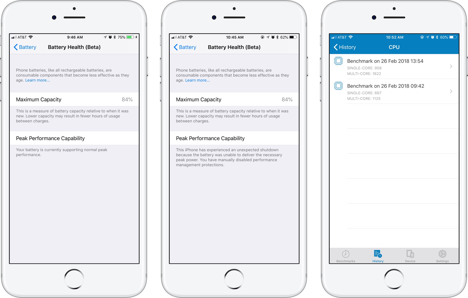 Hands-on with iOS 11.3 battery health features on a performance ...