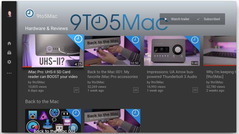 YouTube for Apple TV overhauled with cross-platform design - 9to5Mac