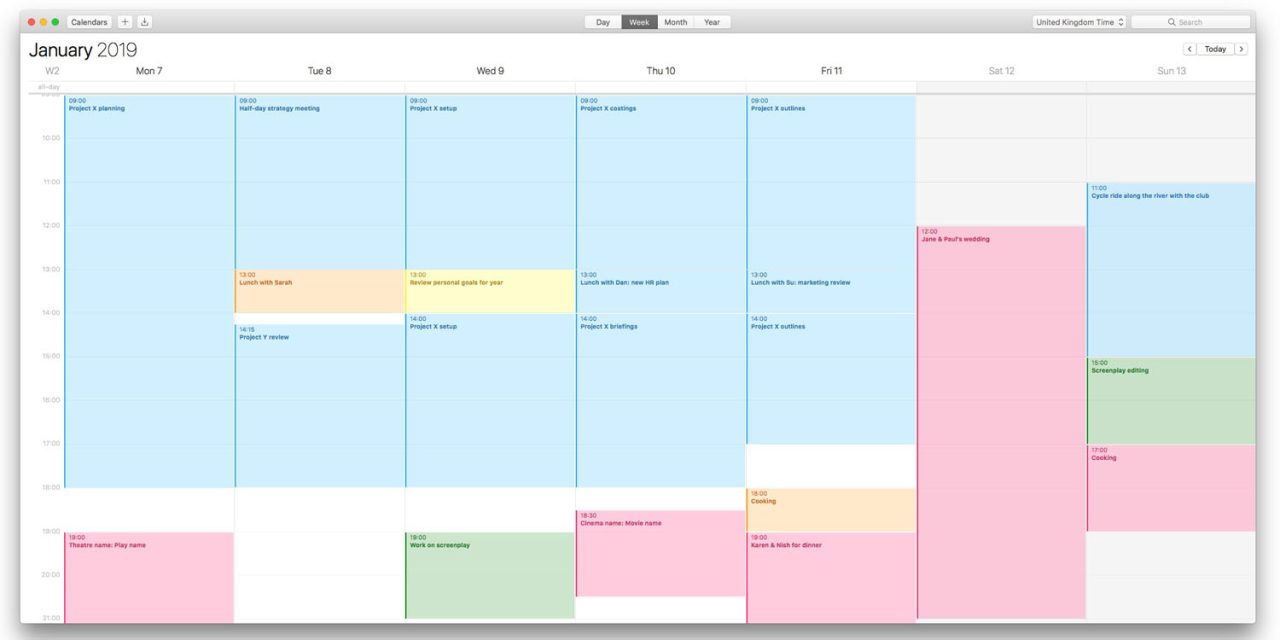 How to use color-coded calendars on Mac, iPhone and iPad to maintain ...