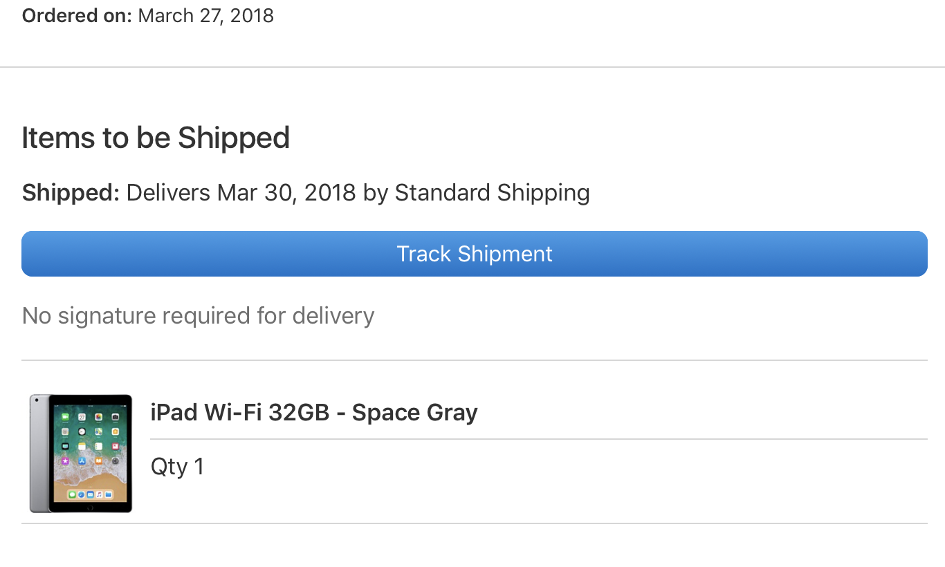 First new 2018 iPad deliveries scheduled to arrive tomorrow - 9to5Mac