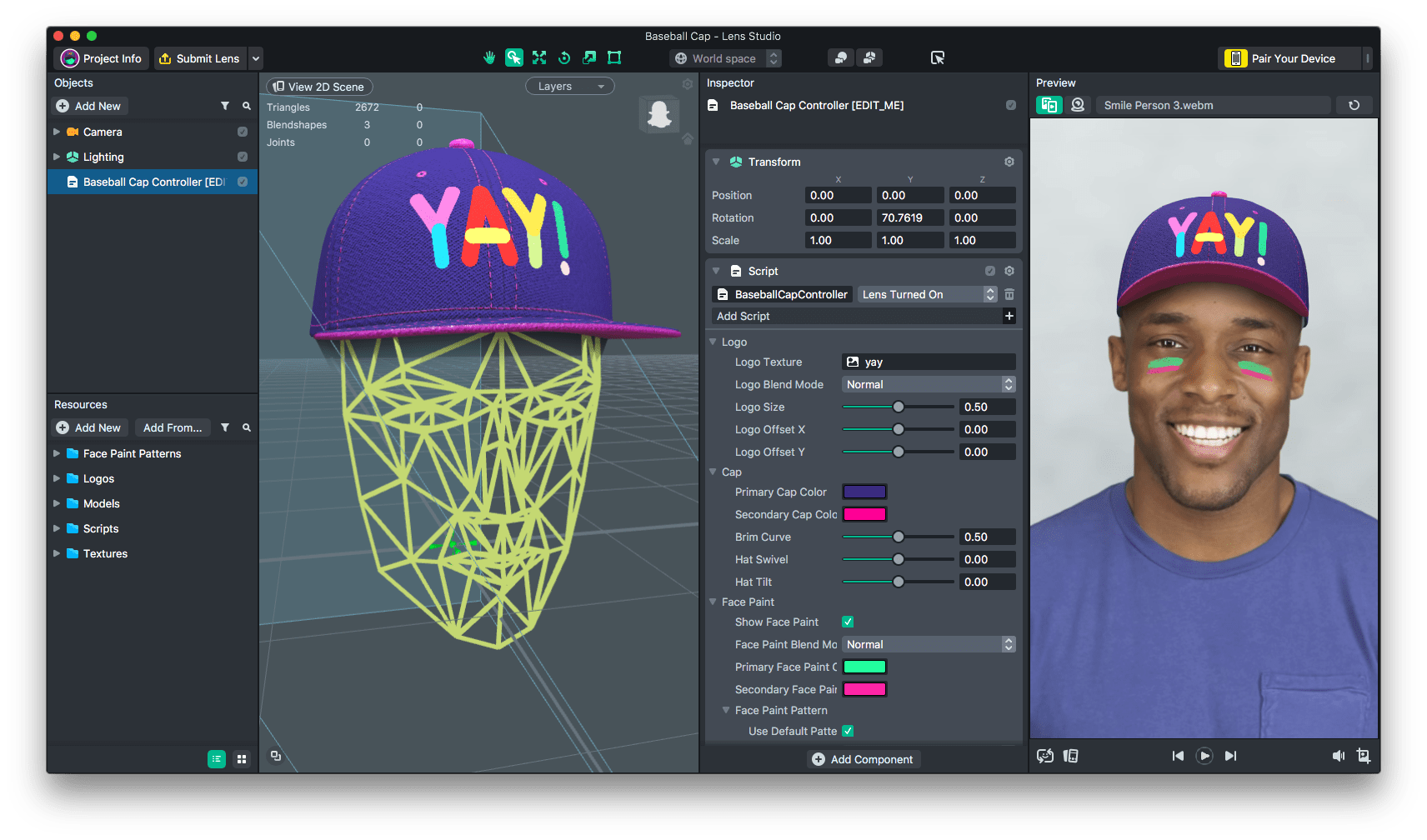 Snapchat Lens Studio now lets anyone create AR Face Lenses, gains ...