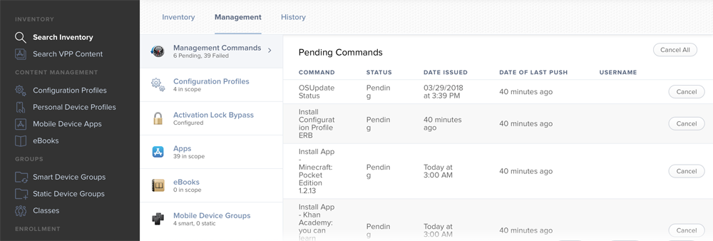 Using Jamf Pro to upgrade devices to iOS 11.3 breaks them; fix on the ...