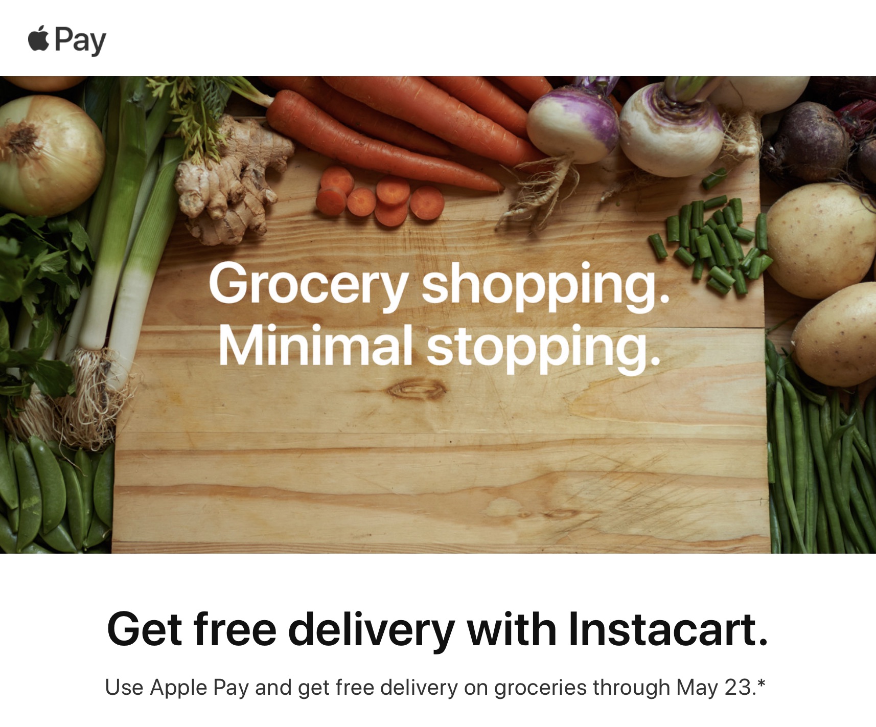 This week's Apple Pay promo brings back free Instacart grocery delivery ...