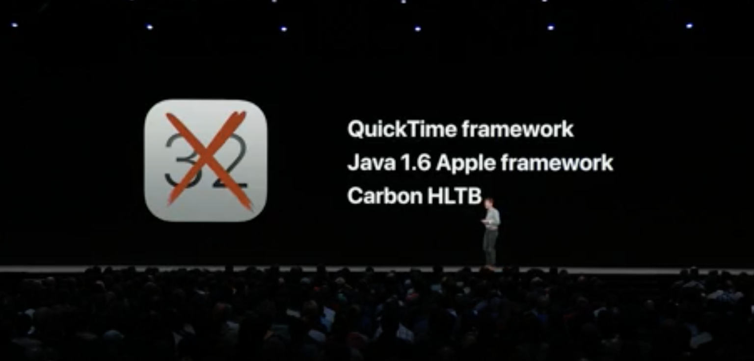macOS Mojave will officially be the last release to support 32-bit apps ...