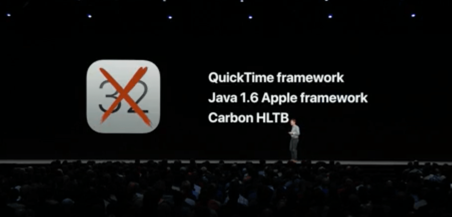 macOS Mojave will officially be the last release to support 32-bit apps ...