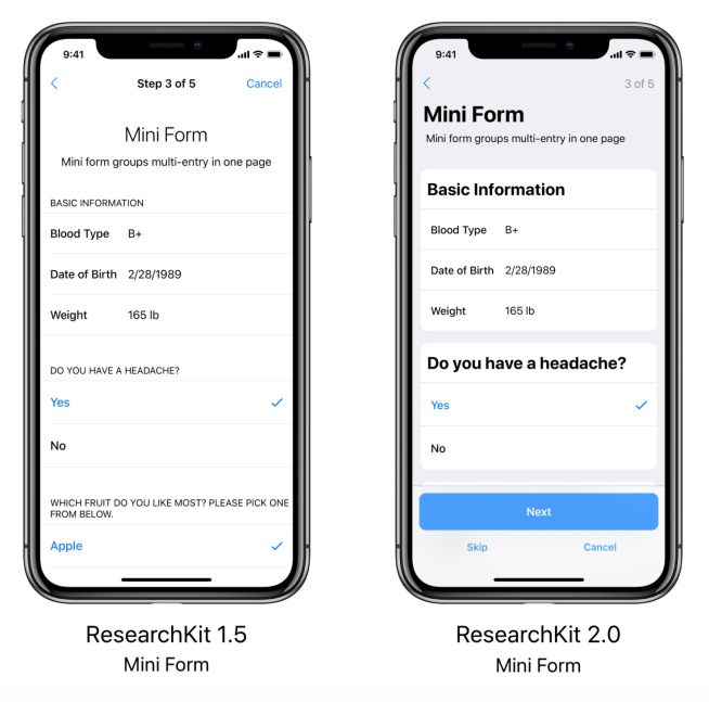 Apple upgrading ResearchKit 2.0 with iOS 12 UI, speech recognition ...