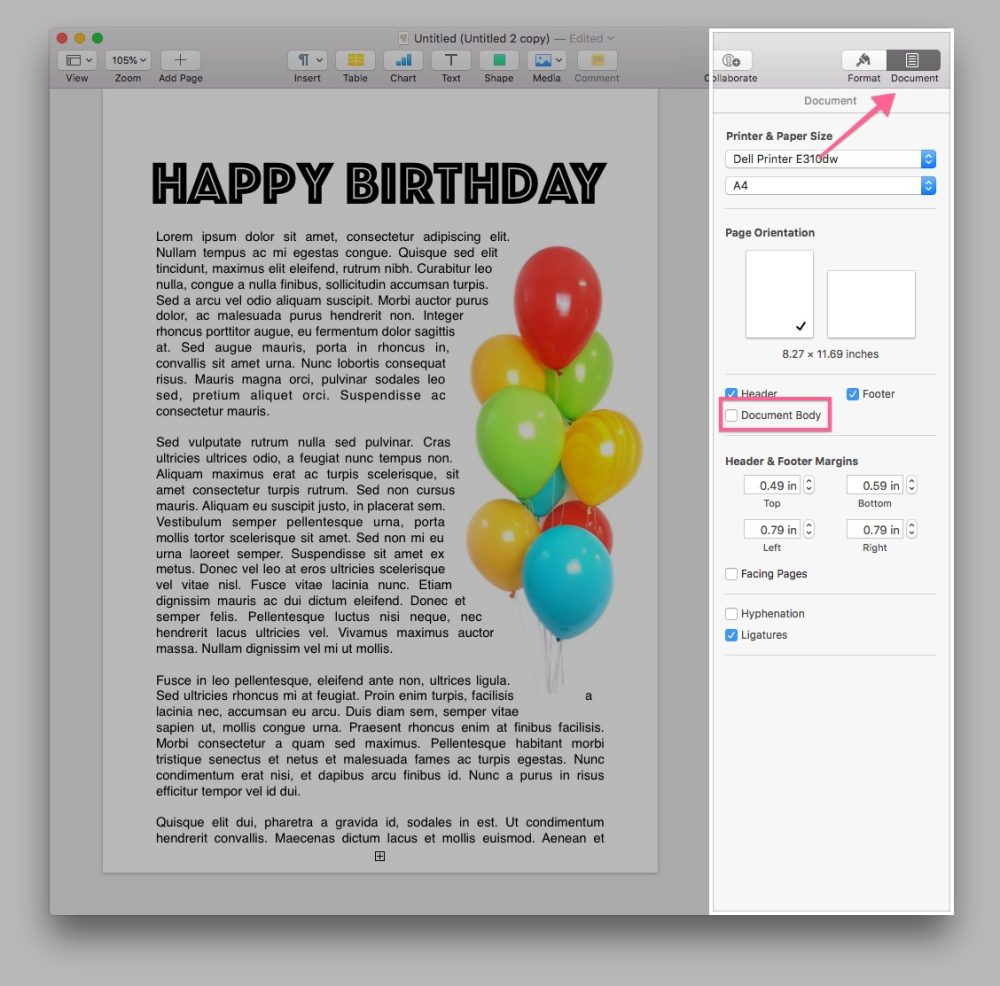 How to change background color in Pages - 9to5Mac