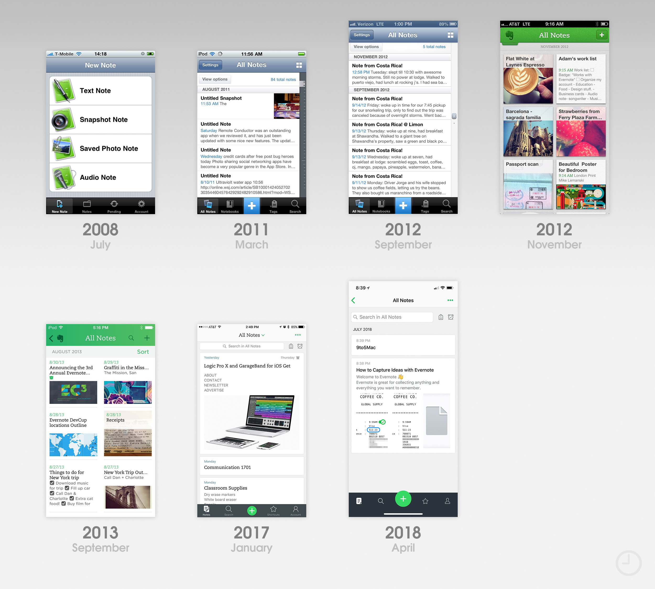 10 years of the App Store: The design evolution of the earliest apps ...