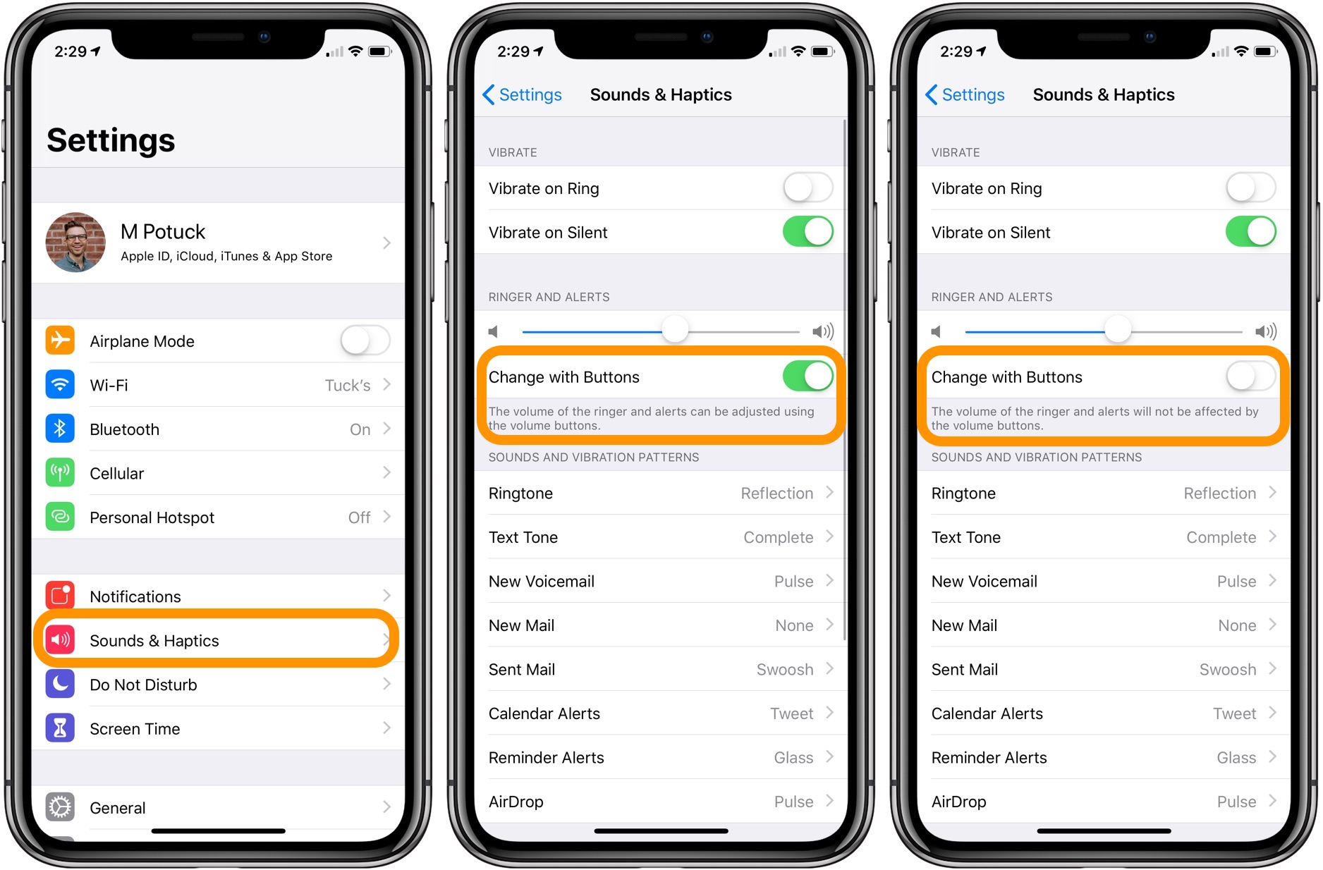 iPhone: How to disable volume buttons from changing ringtones and text ...