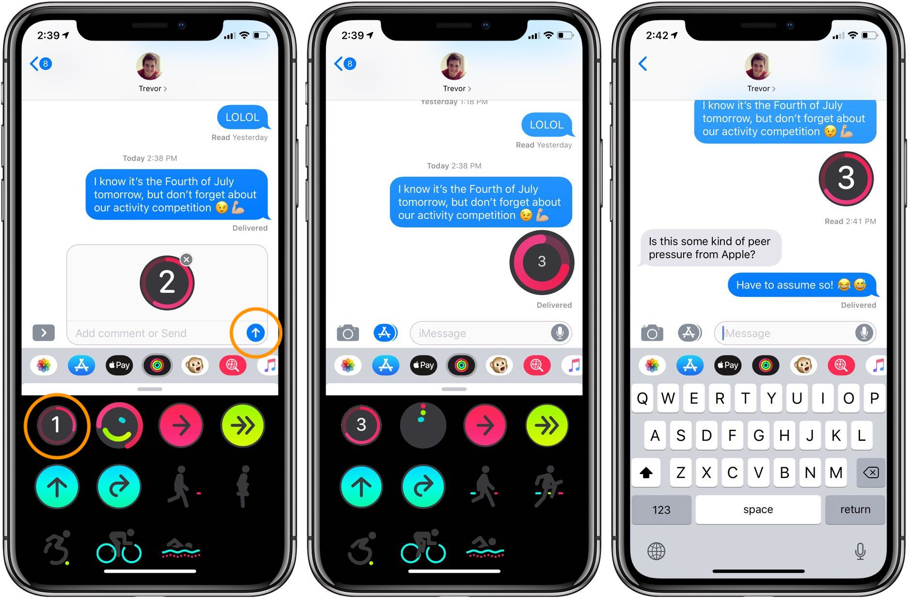 iOS 12: How to use the animated Activity app stickers in Messages - 9to5Mac