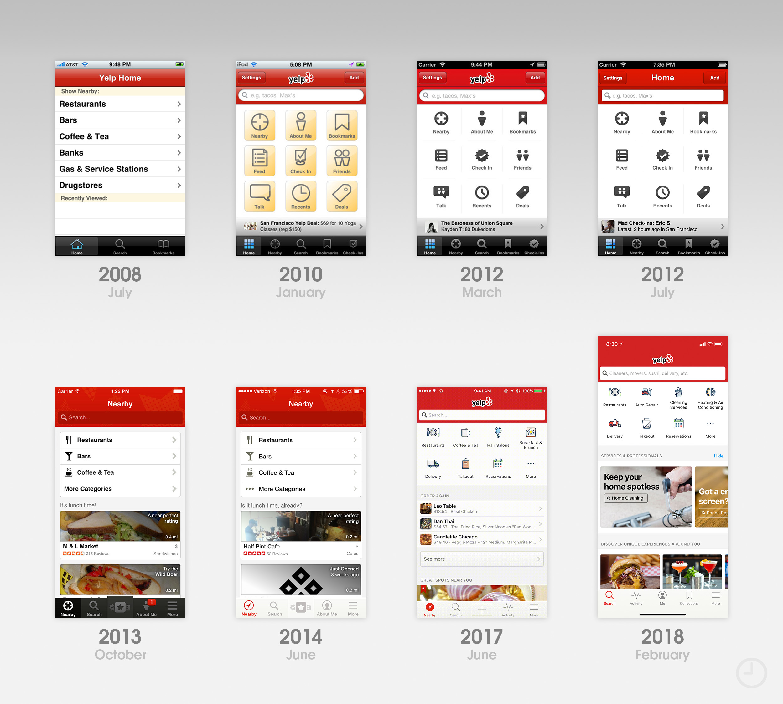 10 years of the App Store: The design evolution of the earliest apps ...