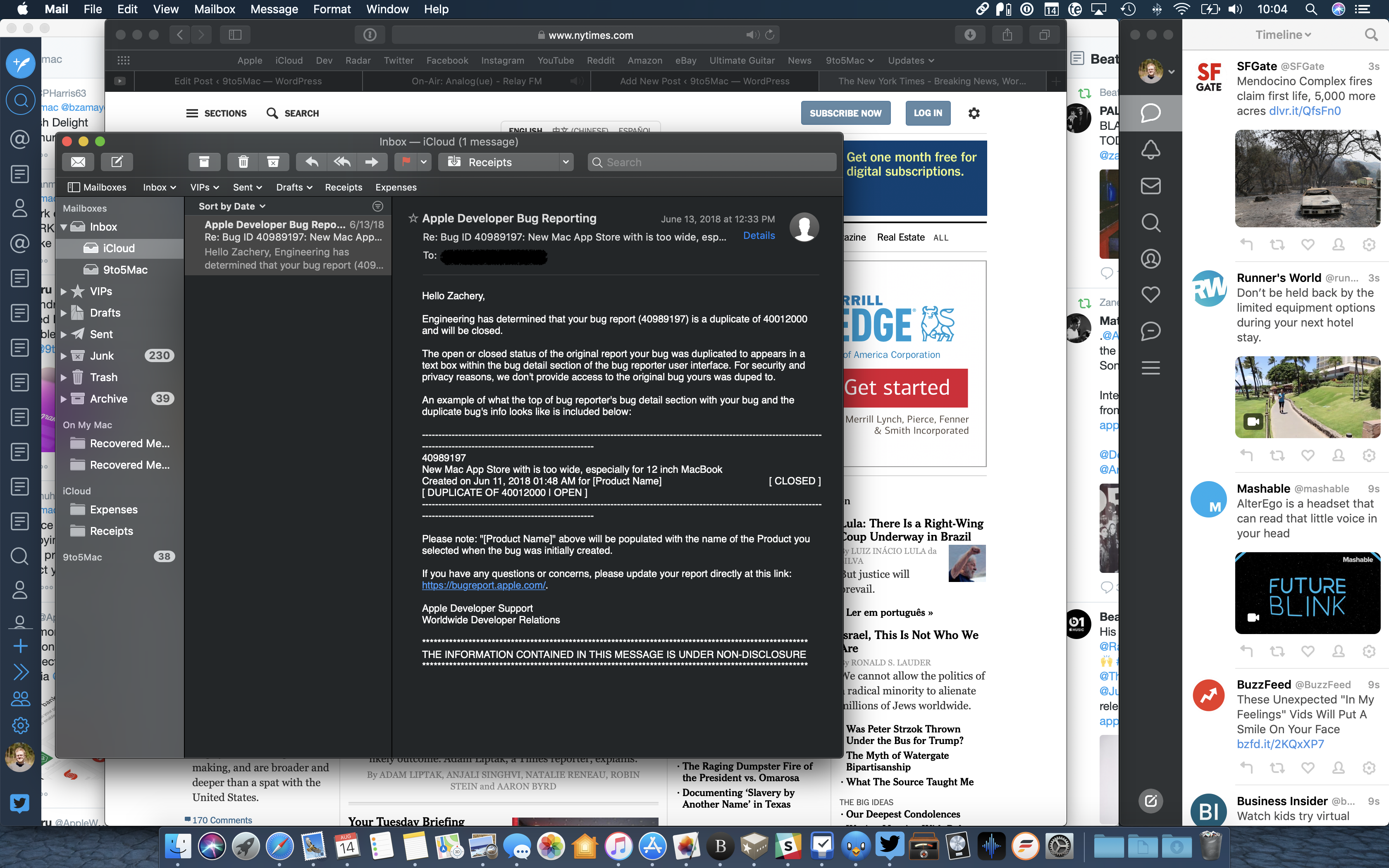 How to use Light Mode for messages in Mail with Dark Mode on macOS ...