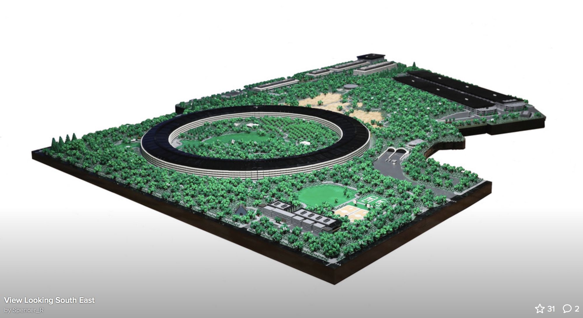 Amazing Apple Park LEGO model features entire campus in stunning detail ...