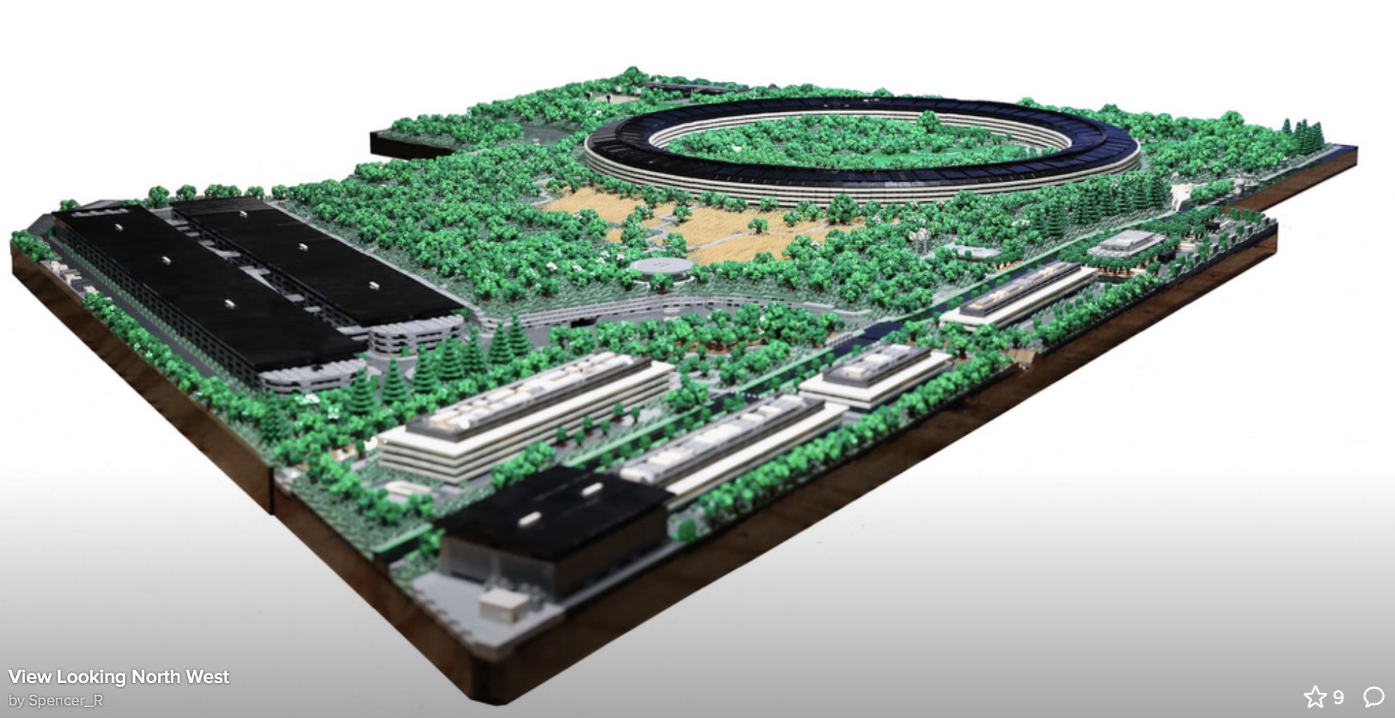 Amazing Apple Park LEGO model features entire campus in stunning detail ...