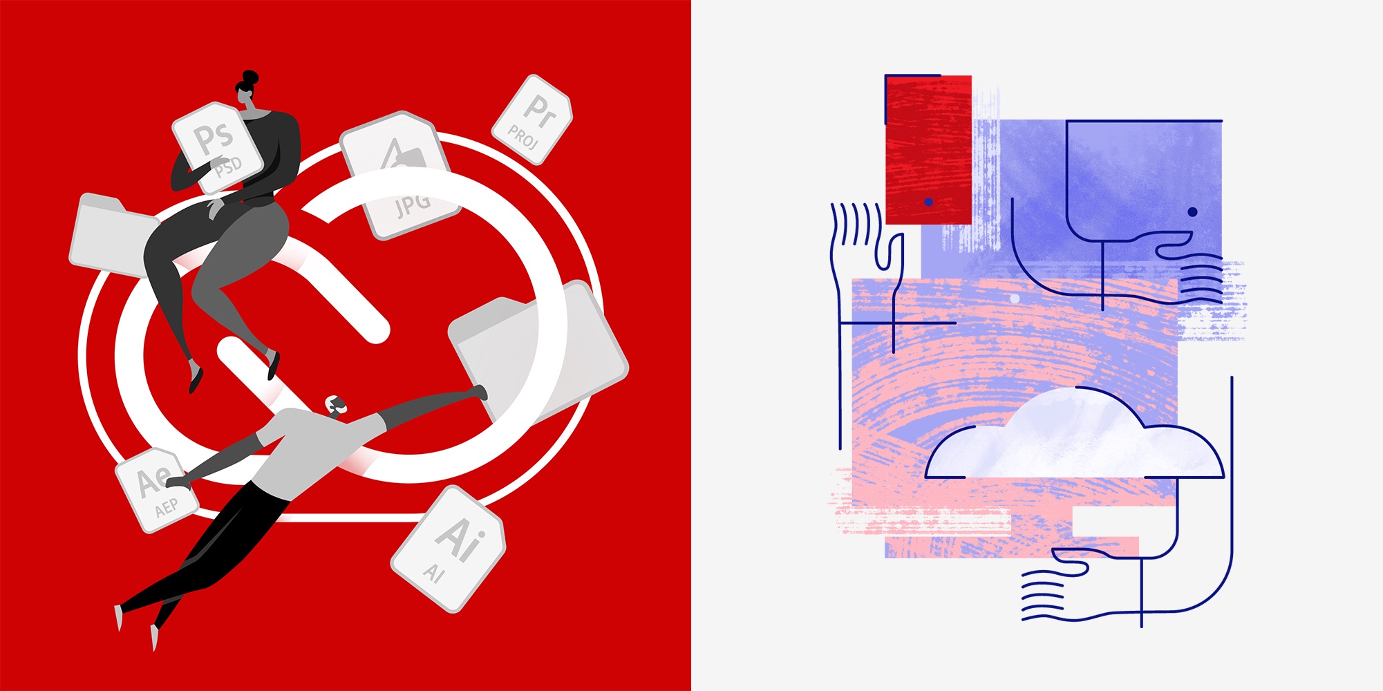 First look: Adobe’s new illustration style comes alive in Creative ...