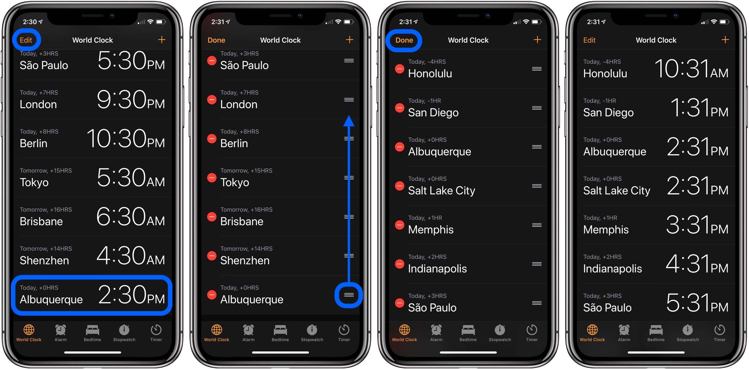 How to use Apple Watch and iPhone World Clock to keep time zones ...