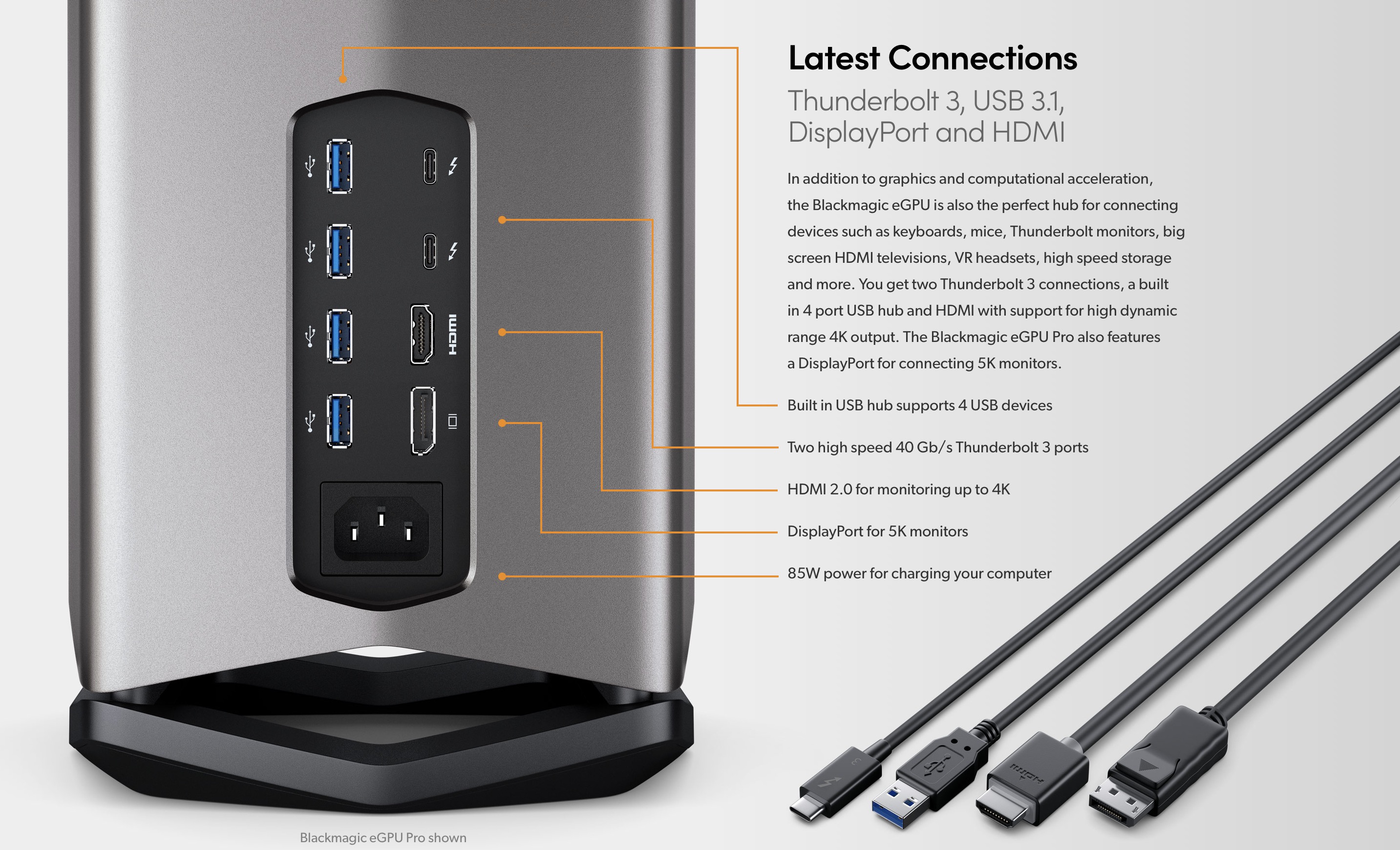 Blackmagic eGPU Pro with powerful RX Vega 56 now available for purchase ...