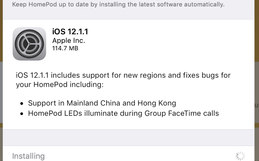 Apple releases iOS 12.1.1, tvOS 12.1.1, macOS 10.14.2, and HomePod 12.1 ...