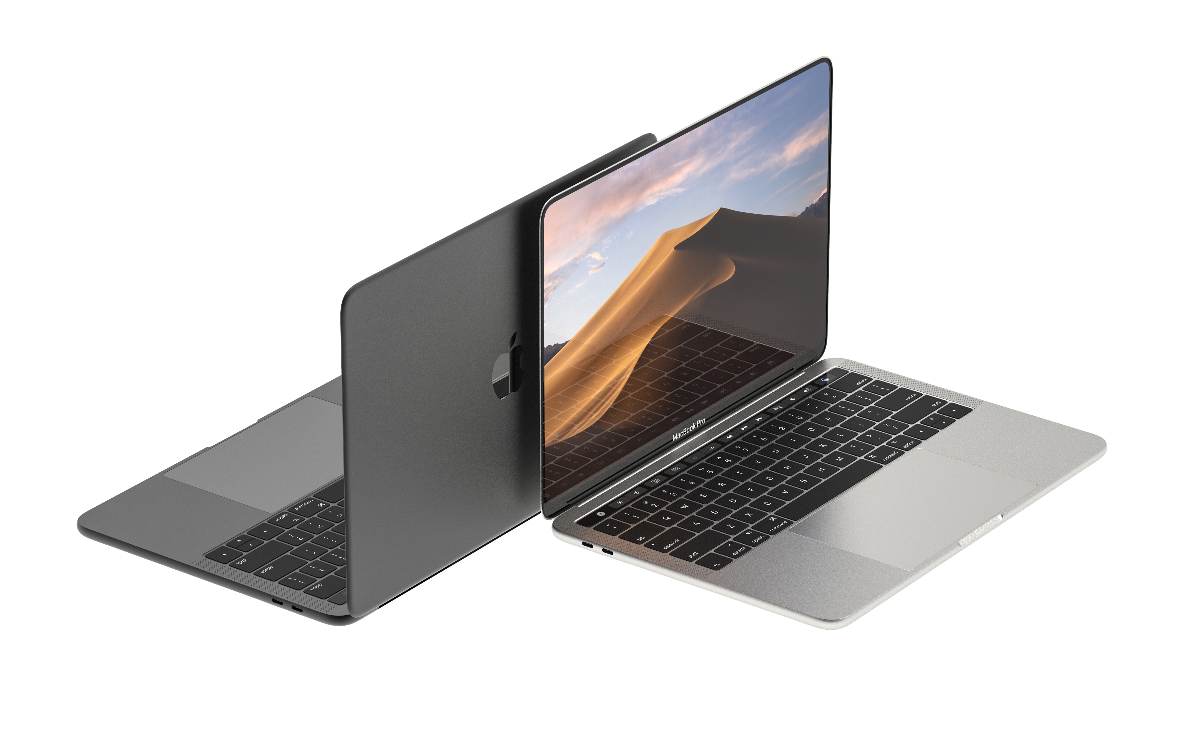 MacBook Pro concept imagines an OLED edge-to-edge display, Face ID, and ...