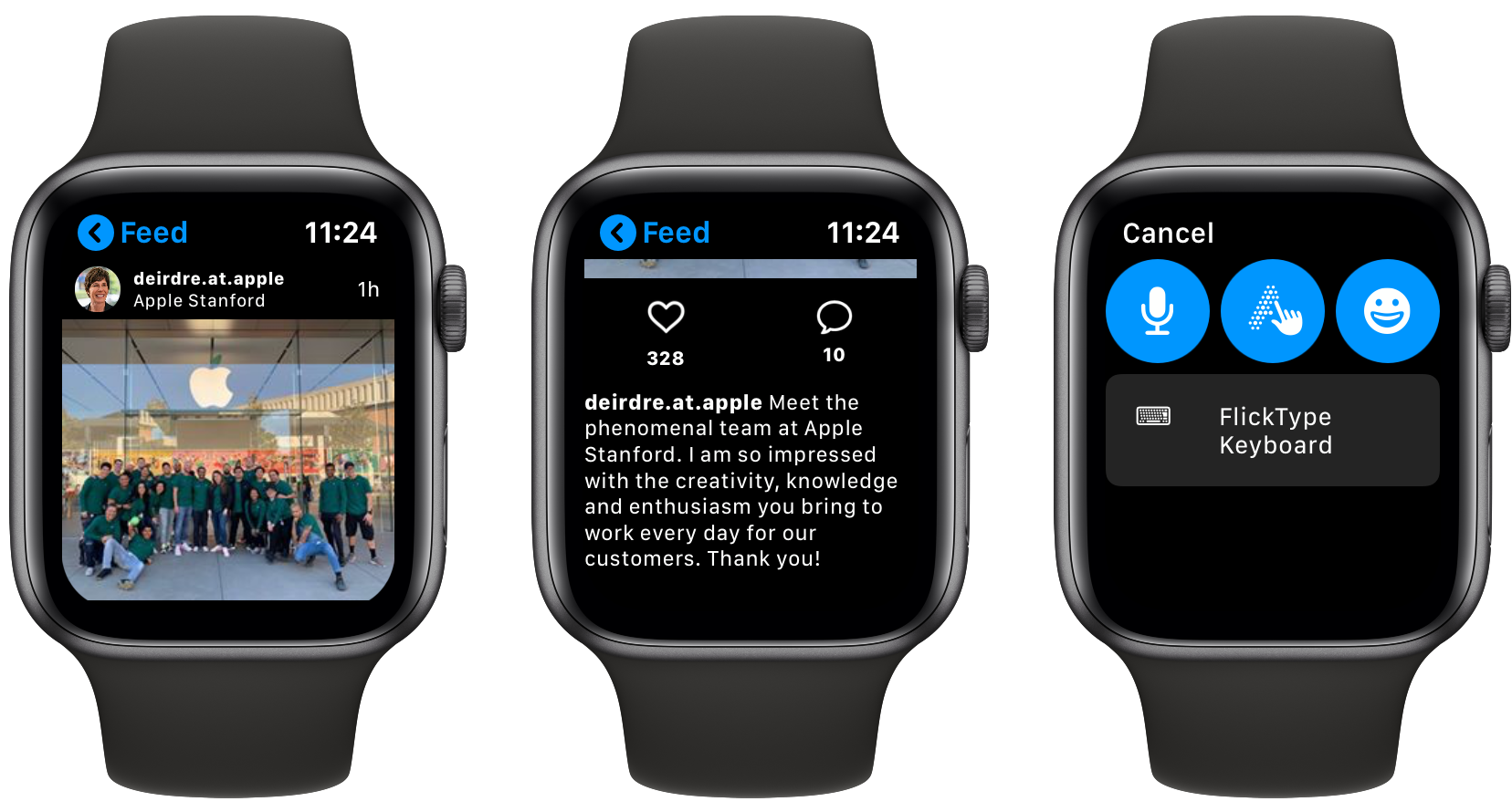 Lens is a modern Instagram app for Apple Watch - 9to5Mac