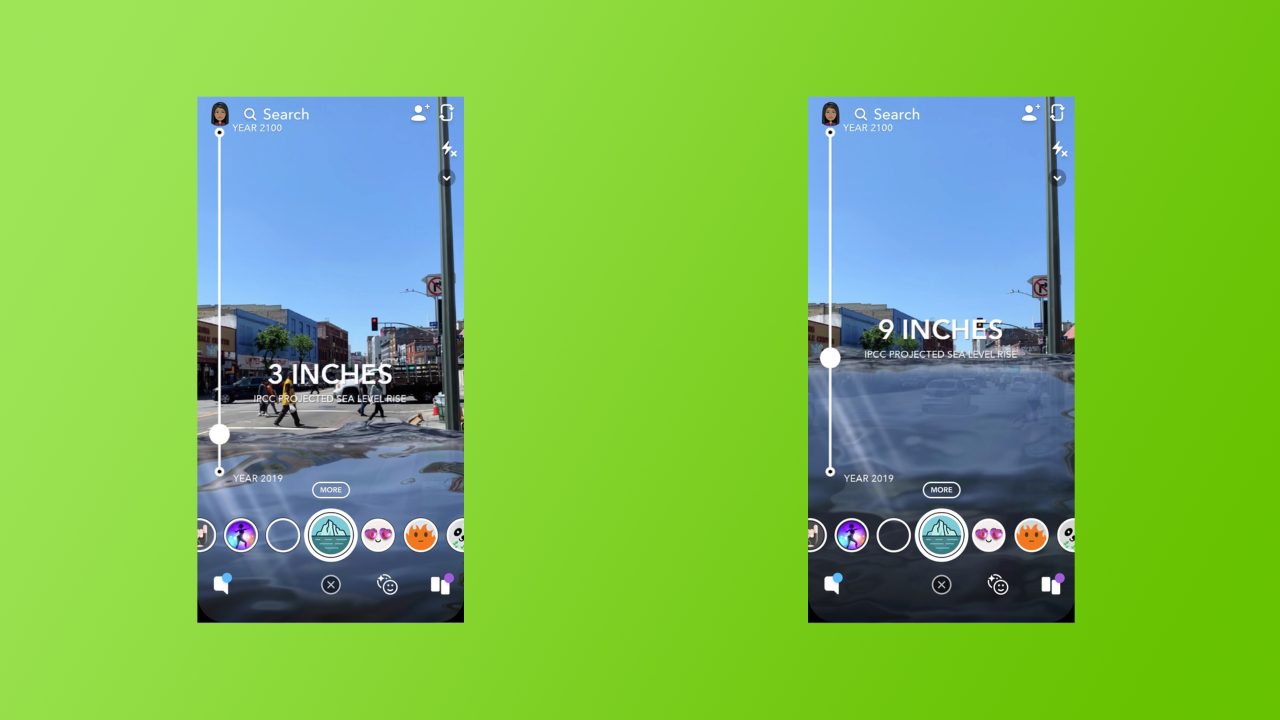 Snapchat Earth Day Lens imagines effects of climate change - 9to5Mac
