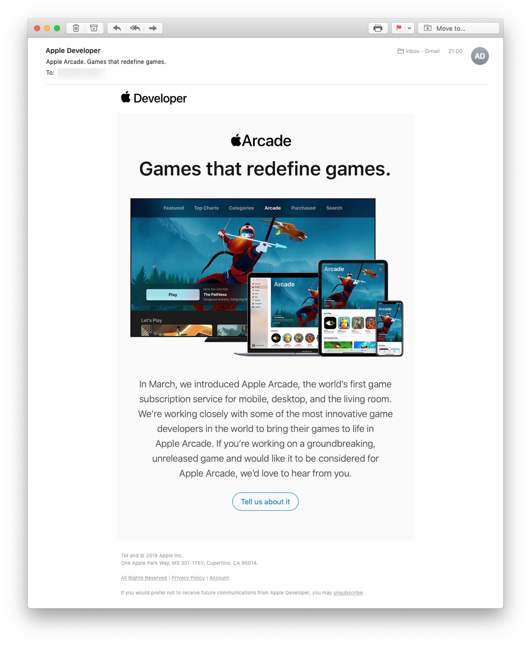 Apple inviting developers to pitch Apple Arcade games with email blast ...